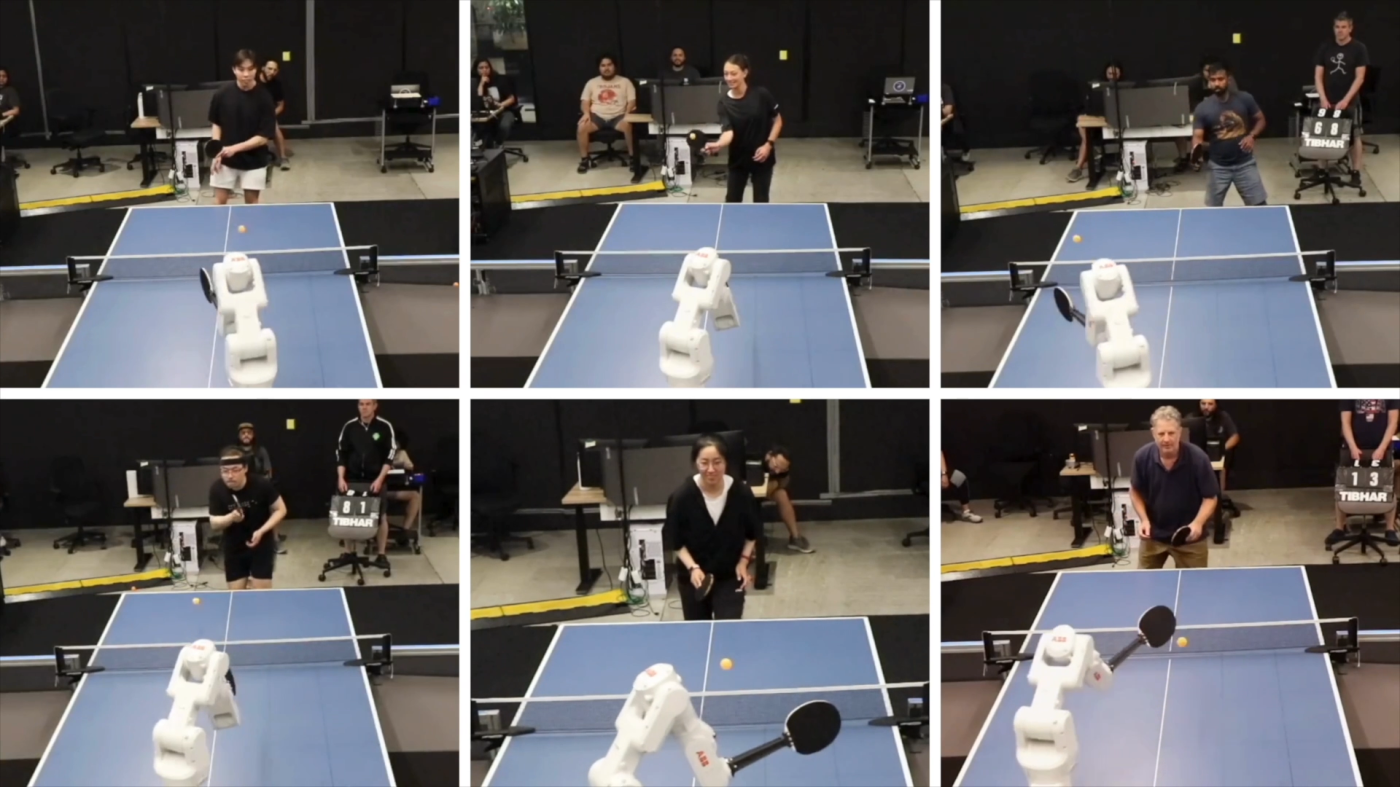 MIT Tech Review: グーグル、人間と試合できる卓球ロボット 戦績は29戦13勝